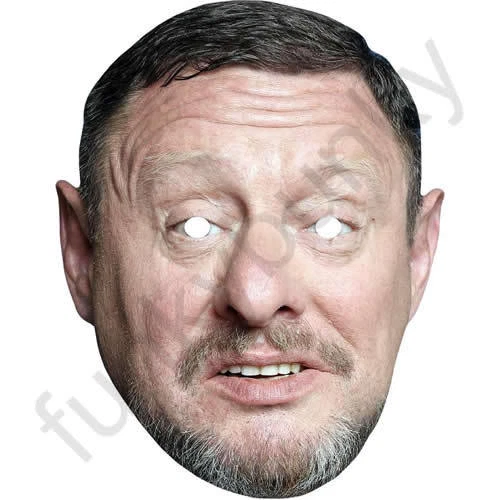SHAUN RYDER CCELEBRITY Card Face Mask - Ready To Wear - Fancy Dress £3. ...