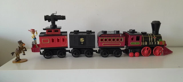 MATCHBOX MEGA RIG Western Train Building System with Toy Story Figures ...