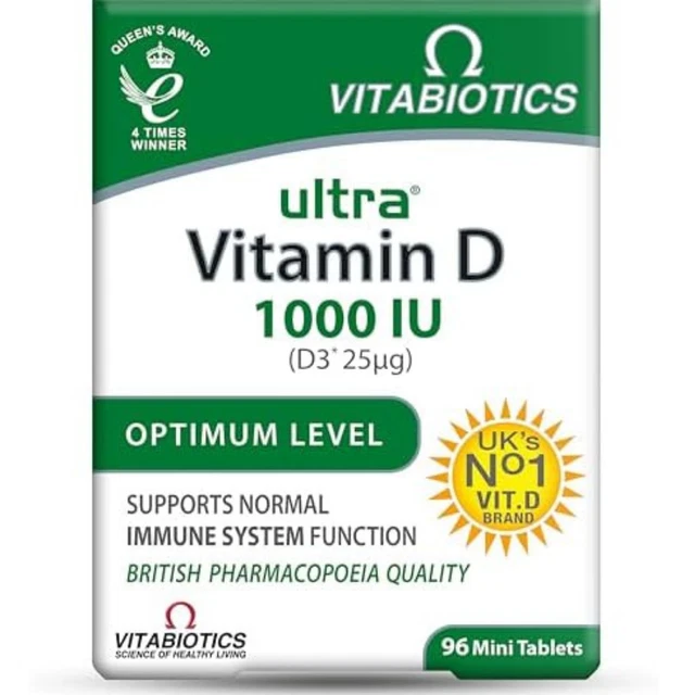 VITAMIN D TABLETS 1000IU, Vitabiotics Ultra £5.39 - PicClick UK