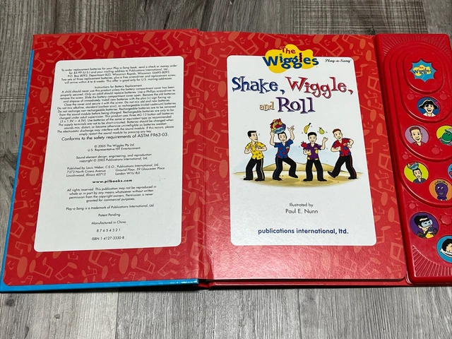 THE WIGGLES SHAKE Wiggle & Roll Pop Up Songbook HC Original Wiggles ...