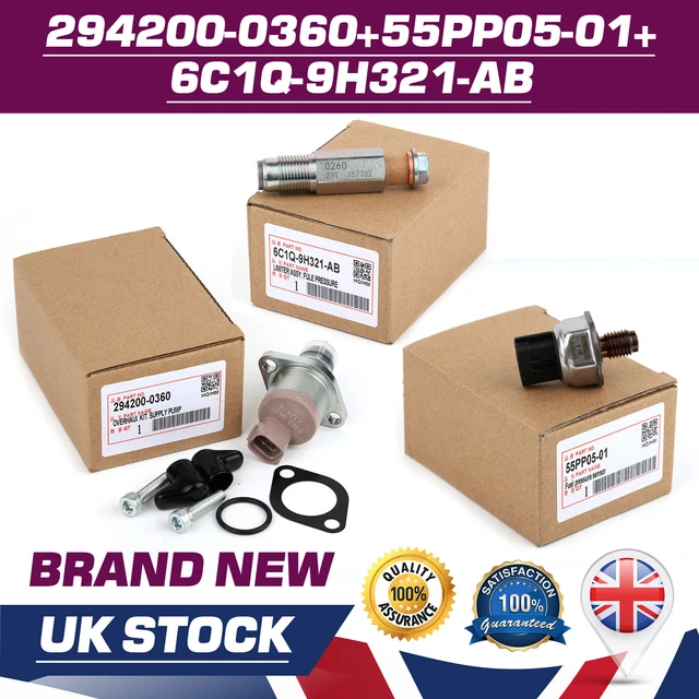 FUEL RAIL PUMP Valve Sensor Kit For FORD TRANSIT MK7 TOURNEO 2.2 2.4 ...