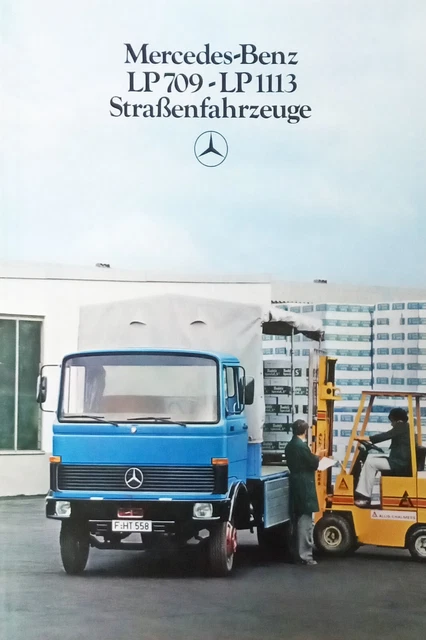 MERCEDES-BENZ LKW LP 709 - 1113 Straßenfahrzeuge 02/79 Prospekt ...