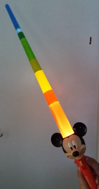 MICKEY MOUSE LIGHTSABER Sword Walt Disney World DisneyLand Resort ...