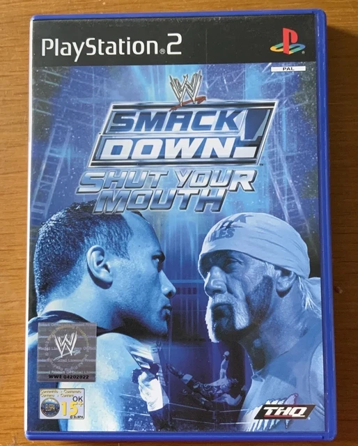 WWE SMACKDOWN SHUT Your Mouth PS2 PlayStation 2 Video Game Original UK ...