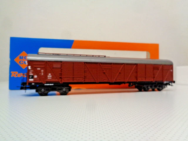 H0 ROCO 4369A DB 185 039 gedeckter Güterwagen in OVP EUR 12,95 ...
