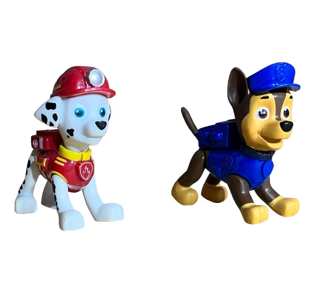 PAW PATROL CHASE & Marshall Toy Action Figures Pup Packs Spin Master £7 ...