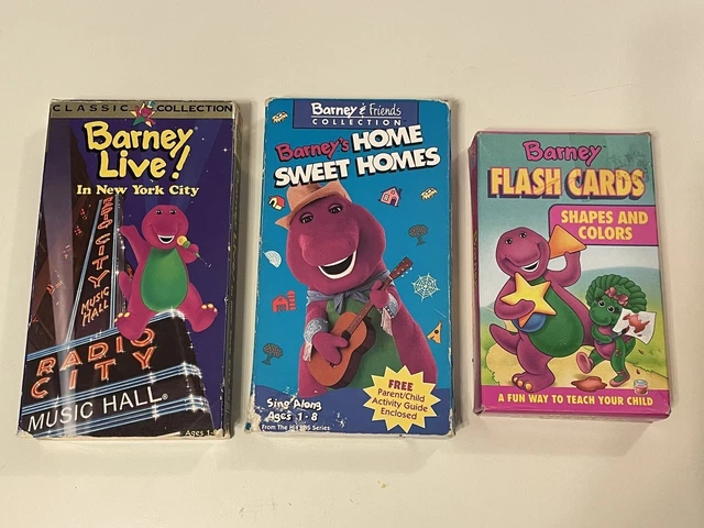 BARNEY VHS LIVE In New York City, Home Sweet Homes and Vintage Flash ...