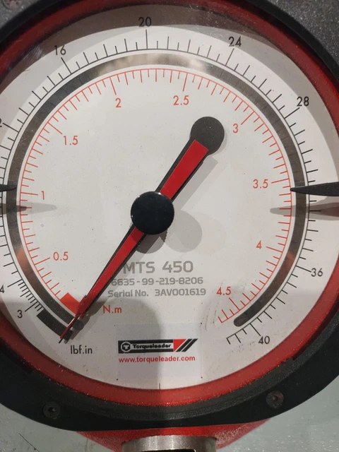 TORQUELEADER MTS450 TORQUE Wrench Tester 0.3-4.5Nm £125.00 - PicClick UK