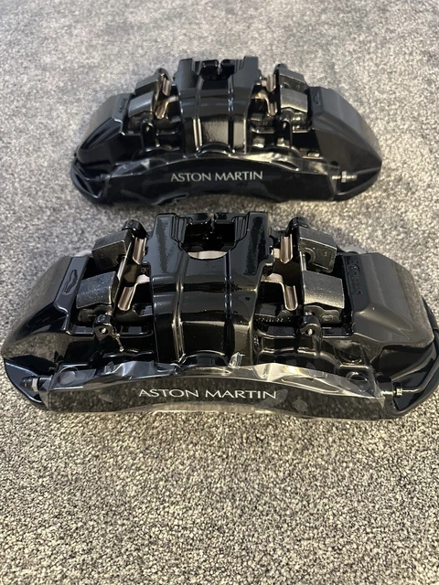 ASTON MARTIN NEW LH & RH Front Carbon Ceramic Brake Calipers. PADS ...
