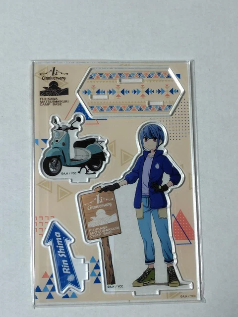 YURU CAMP PINE Cone Campsite 1° anniversario Rin Shima supporto ...