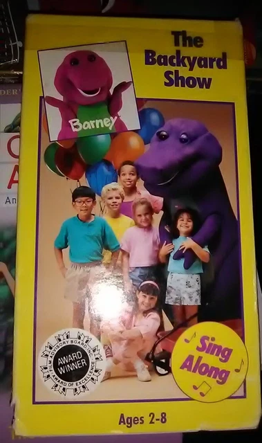 BARNEY - THE Backyard Show (VHS, 1988) Rare Hard To Find Look At ...