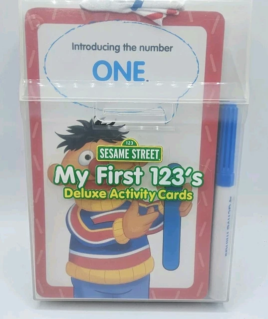SESAME STREET MY First 1 2 3's Deluxe Activity Cards Complete $10.00 ...