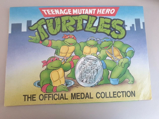 1990 TEENAGE MUTANT Hero Ninja Turtles Medal Collection Set Complete ...