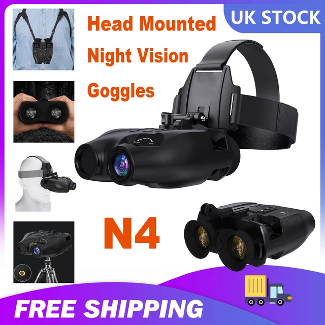 GTMEDIA N4 NIGHT Vision Goggles Infrared Binoculars Head Mounted ...