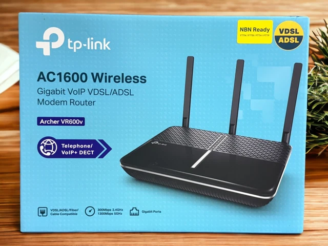 TP-LINK ARCHER VR600 AC1600 VDSL/ADSL2+ Modem Router $67.88 - PicClick AU