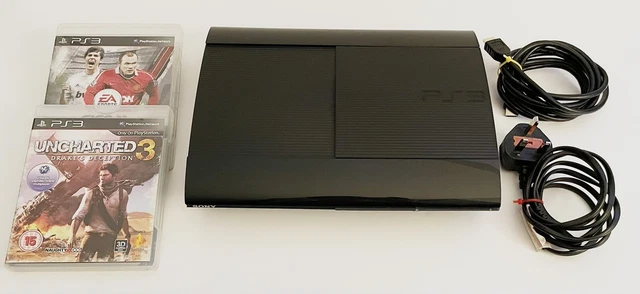 PS3 SUPER SLIM Console CECH-4203C PlayStation 3 With Power & Game ...