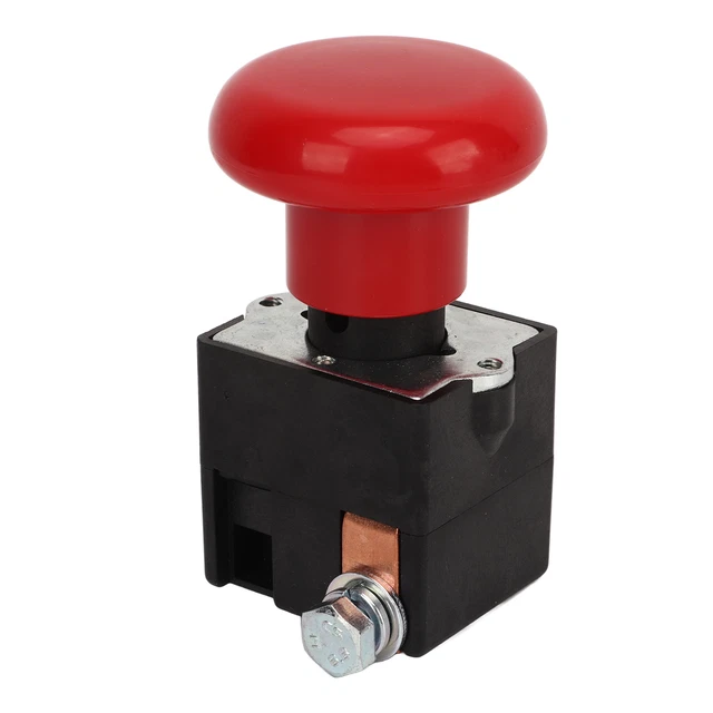 EMERGENCY STOP PUSH Button Switch Emergency Stop Switch 48V 125A Metal ...