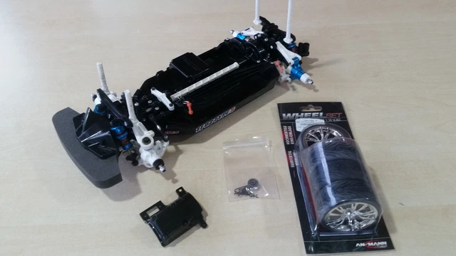 TAMIYA TT-02R CHASSIS White+ Alu Tuning RTR 1:10 RC Modellbau selten Vintage Rar EUR 49,00 ...