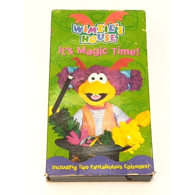 WIMZIES HOUSE IT'S Magic Time VHS 1999 Sony Wonder TESTED & PLAYS GREAT ...