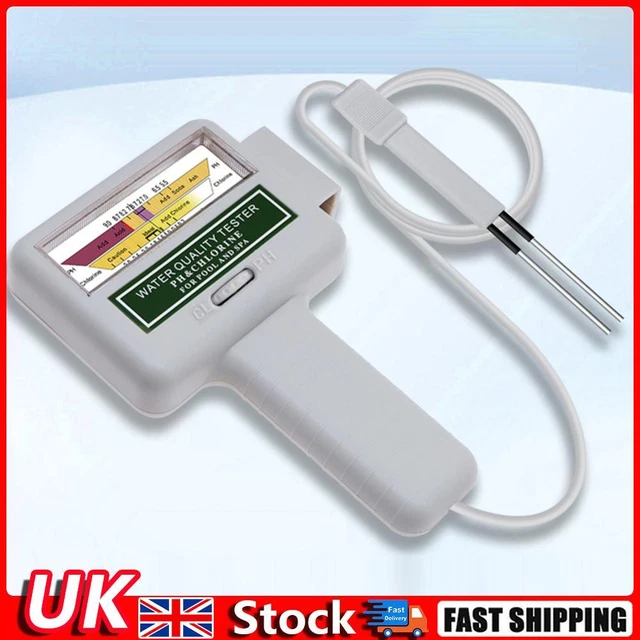 PH/CL2 DEVICE 2-IN-1 Chlorine Tester PH Meter Easy To Use for Swimming ...