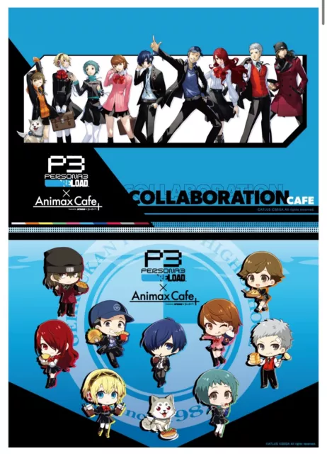ENSEMBLE MONTAGNES RUSSES acryliques Persona 3 Reload X Animax Cafe ...