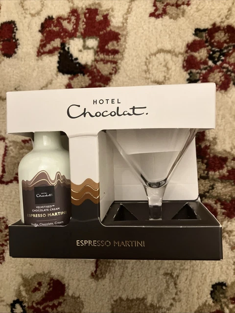 HOTEL CHOCOLATE ESPRESSO Martini Chocolate Cream 50ml And Mini Martini ...