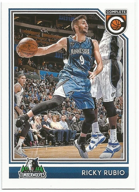 RICKY RUBIO PANINI Complete 2016/17 NBA Basketball Card #354 $2.00 ...