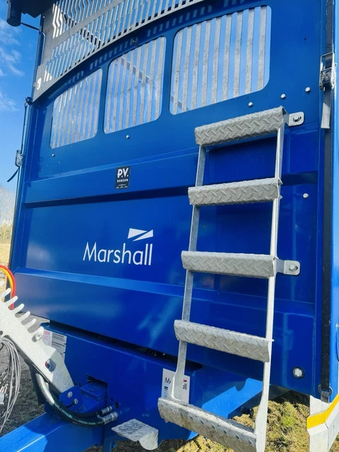 MARSHALL QM 1600 Grain/silage Rollover Sheet Tractor Tipping Trailer ...