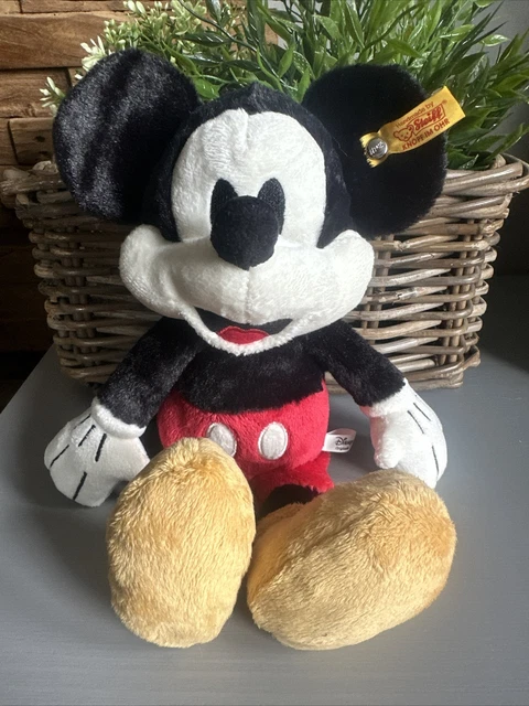 STEIFF MICKEY MOUSE 024498 Disney Originals Knopf, Fahne, Etikett ...