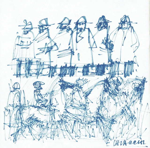 VASCO VALACCHI - 8 original drawings on monographic catalogue 1973 £120 ...