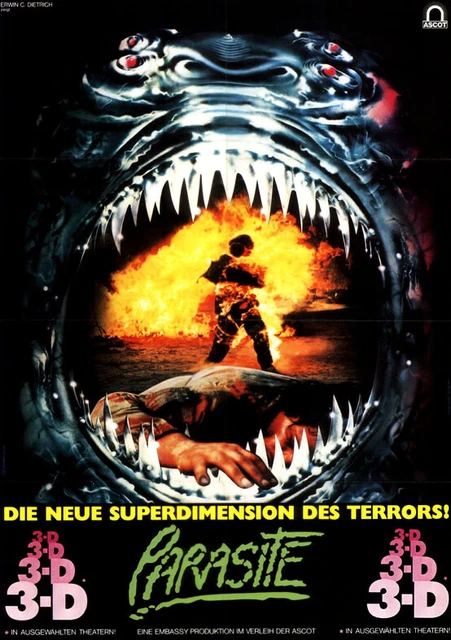 PARASITE ORIGINAL A1 Kinoplakat Demi Moore / Robert Glaudini / Luca ...