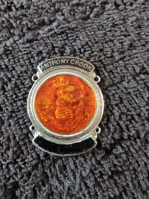 ORIGINAL BRISTOL CARS Anthony Crook Dashboard Mount St. Christopher £20 ...