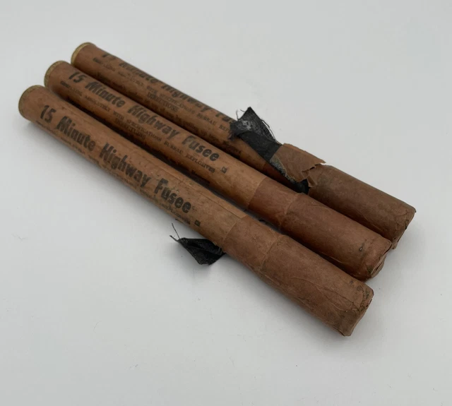 VINTAGE STANDARD RAILWAY Fusee Corp 15 Min Highway Fusee Train Rail ...