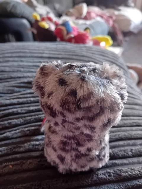 KEEL TOYS MINI Motsu Luna The Snow Leopard, Mini Plush Soft Toy, BNWT £ ...