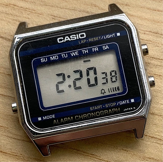 CASIO 203 A-680 WORKING Digital LCD 28,5mm Alarm Chronograph Watch EUR ...
