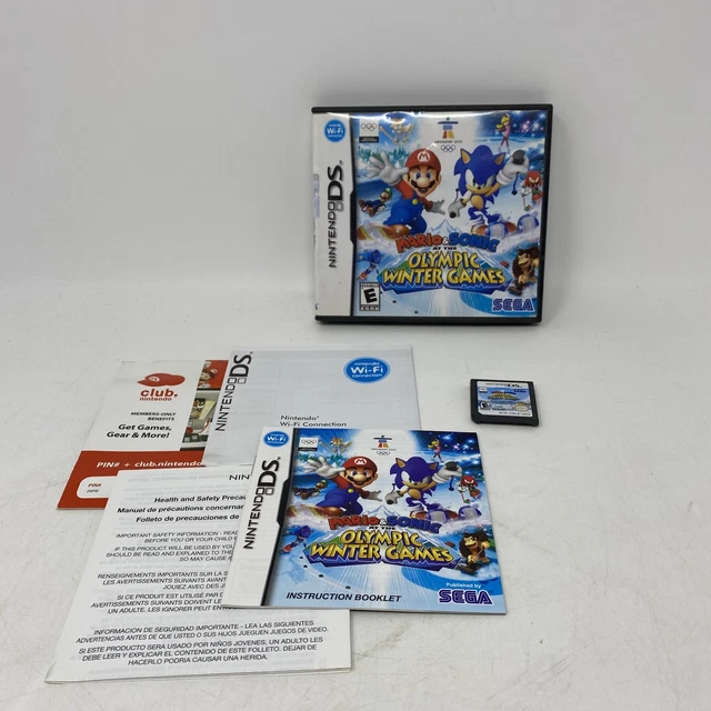 MARIO & SONIC at the Winter Olympic Games - Nintendo DS Complete EUC £6 ...