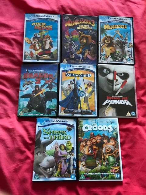 DREAMWORKS CHILDREN'S DVD'S Bundle Of 8 Titles In The Description £4.99 ...