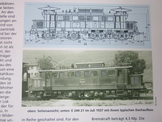 BAHN LOKAUFRISSE E & Diesel DRG 76 E 244 21 Verswuchslok Höllentalbahn 1936 EUR 3,71 - PicClick DE