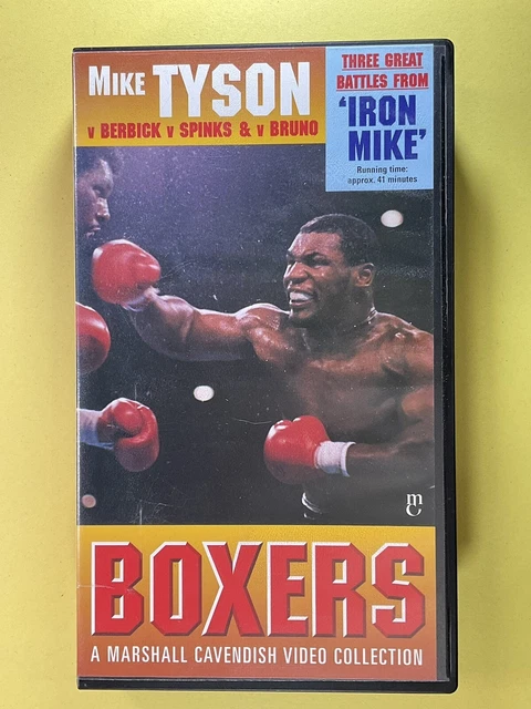 BOXER’S, MIKE TYSON, VHS Video Tape, Three Great Battles From ‘iron ...