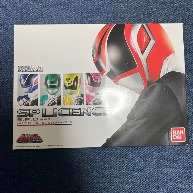 POWER RANGER TOKUSOU Sentai Dekaranger sp license Fire Squad SPD set ...