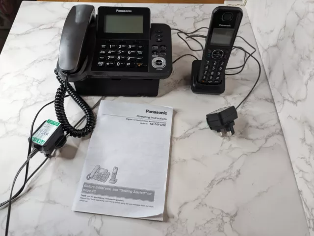 PANASONIC KX-TGF320E CORDED & Cordless Phone Combo Home Office Answer ... PANASONIC KX-TGF320E CORDED & Cordless Phone Combo Home Office Answer ...