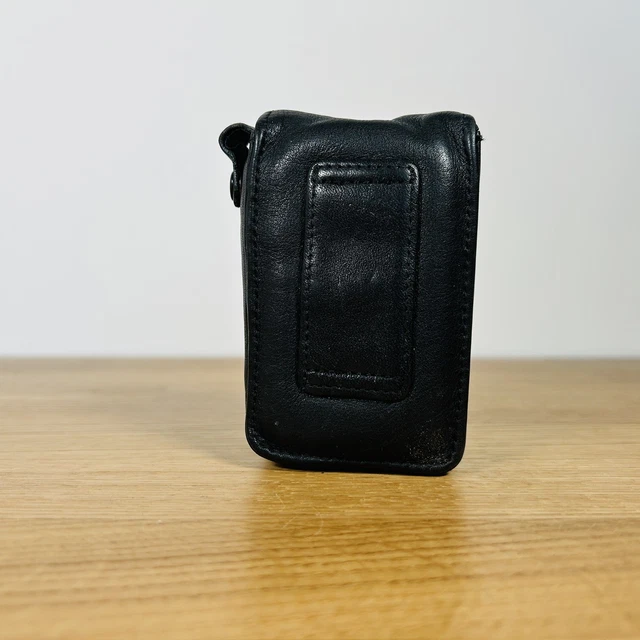 VINTAGE RETRO OLYMPUS Leather Compact Camera Case Belt Pouch For ...