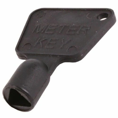 X2 GAS AND Elecrtic Meter Utility Box Cupboard Triangular Key Meter key ...