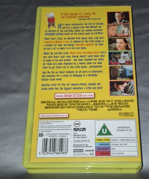 STUART LITTLE (VHS, 2000, Clamshell Case Closed Captioned) £3.99 ...