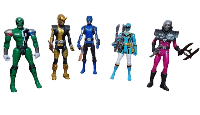 POWER RANGERS FIGURE bundl Beast Morpher Mystic Force & SPD Rangers few ...