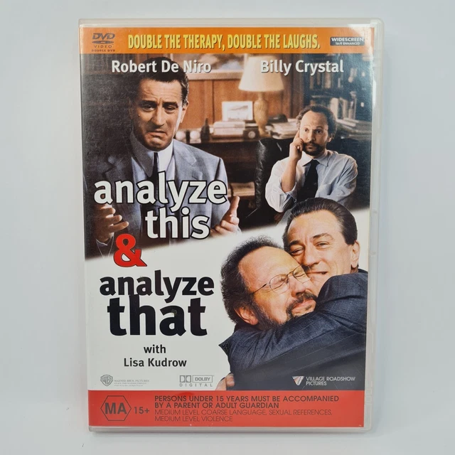 ANALYZE THIS & Analyze That DVD - Robert De Niro 2 Movie Pack Region 4 ...