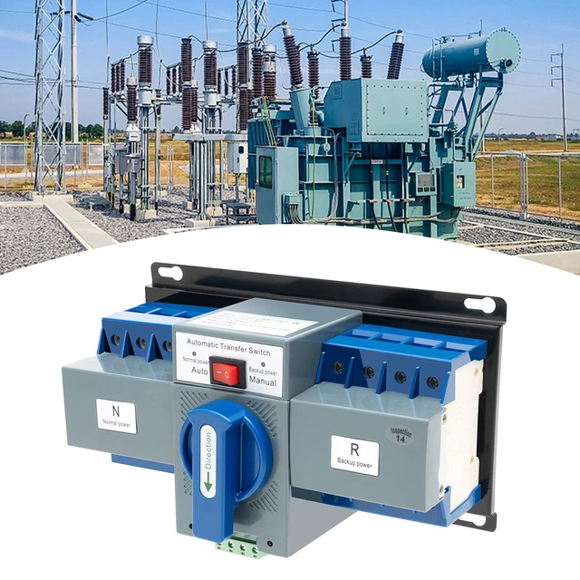 NOTSTROM UMSCHALTER LASTUMSCHALTER 4P,63A Doppeltransferschalter ...