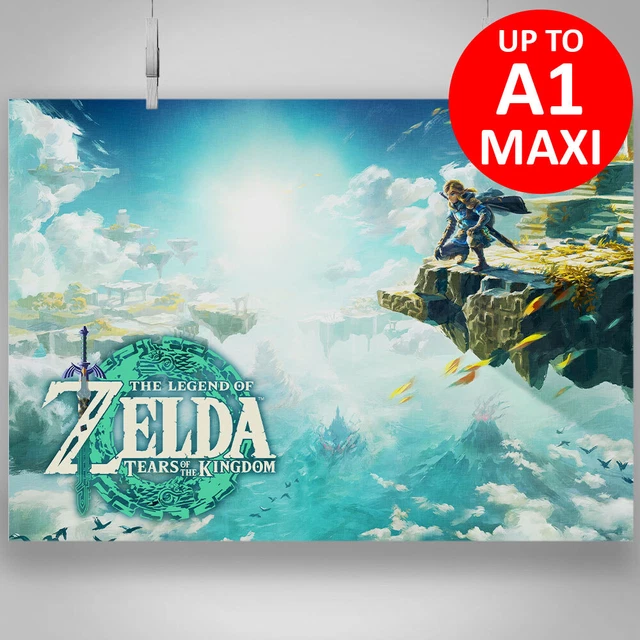 POSTER DI THE Legend of Zelda: Tears of the Kingdom - A1, A2, A3 lucida ...