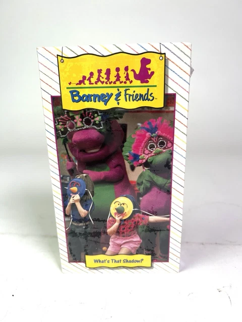 BARNEY & FRIENDS What's That Shadow?VHS 1992 RARE VINTAGE NEW SEALED £ ...