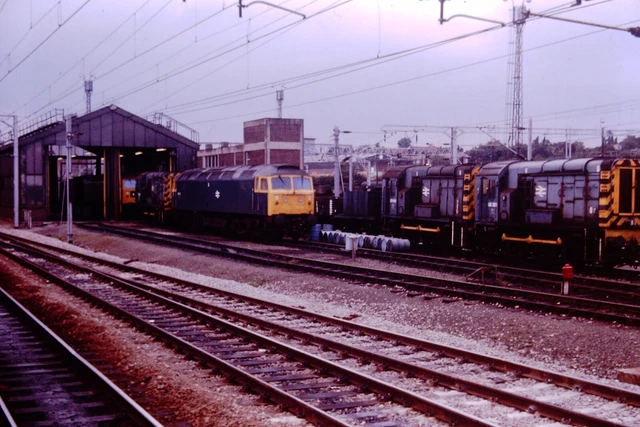 1980S BRITISH RAIL BR Diesel Loco 08261 ? Colchester Anglia Railway ...